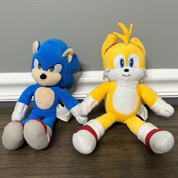 Sonic The Hedgehog | Toys | Sonic The Hedgehog 2 Movie Plush Set Sonic ...